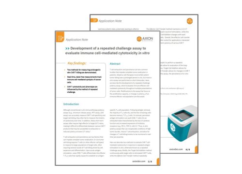 Application Note | Axion Biosystems